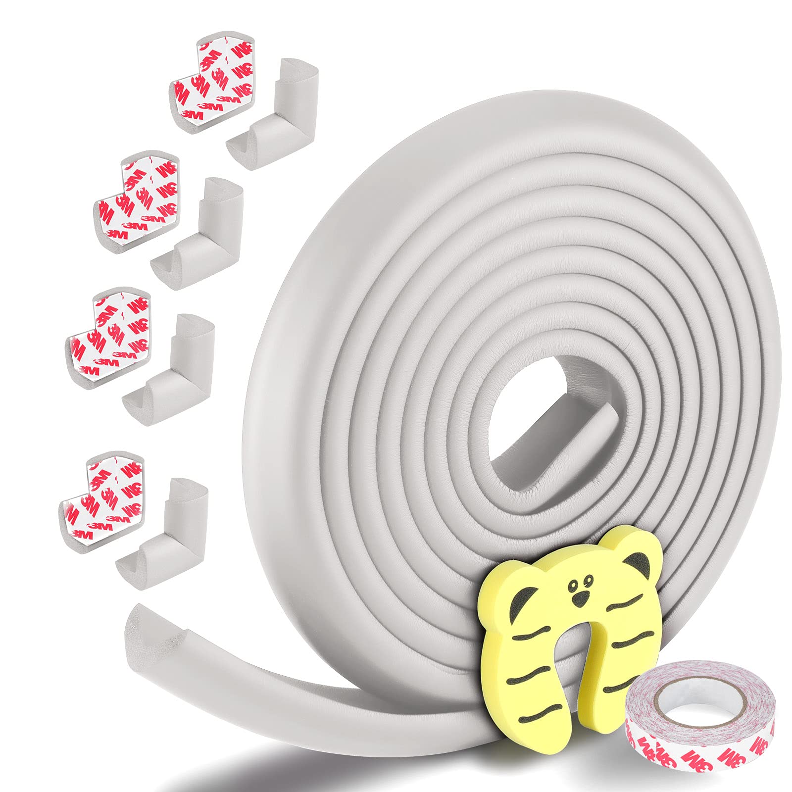Baby Proofing Edge And Corner Guards 16.40ft Edge + 4 Pre-Taped ...