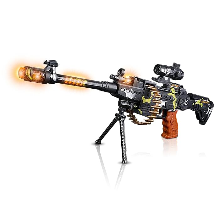 Buy Toy Machine Gun with Scope, Stand and Carrying Strap by ...
