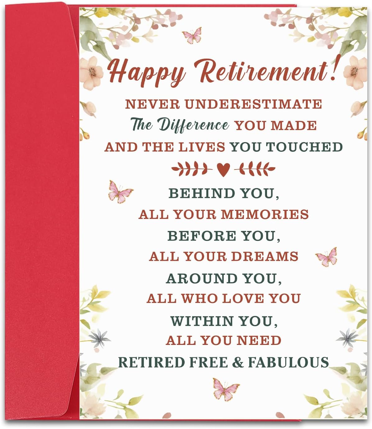 Amazon.com : CRTURUNIQ Coworker Leaving Card, Goodbye Cards for ...