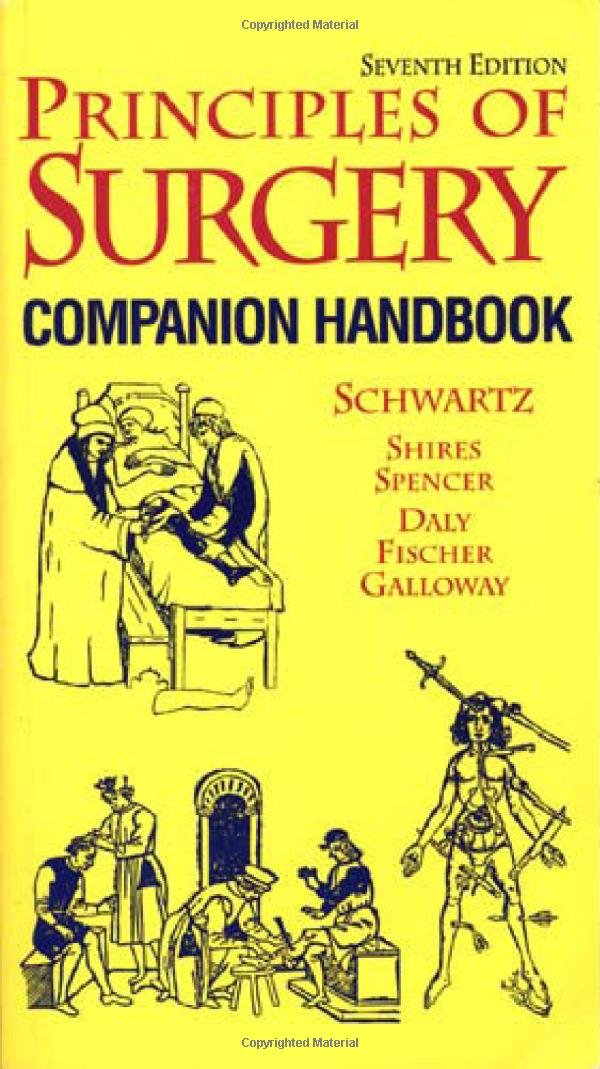 Principles of Surgery, Companion Handbook: 9780070580855: Medicine ...