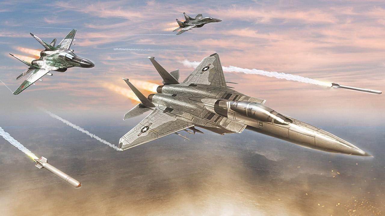 Air Jet Fighter Adventure Simulator 3D: Air Attack Pilot Strike Sky ...