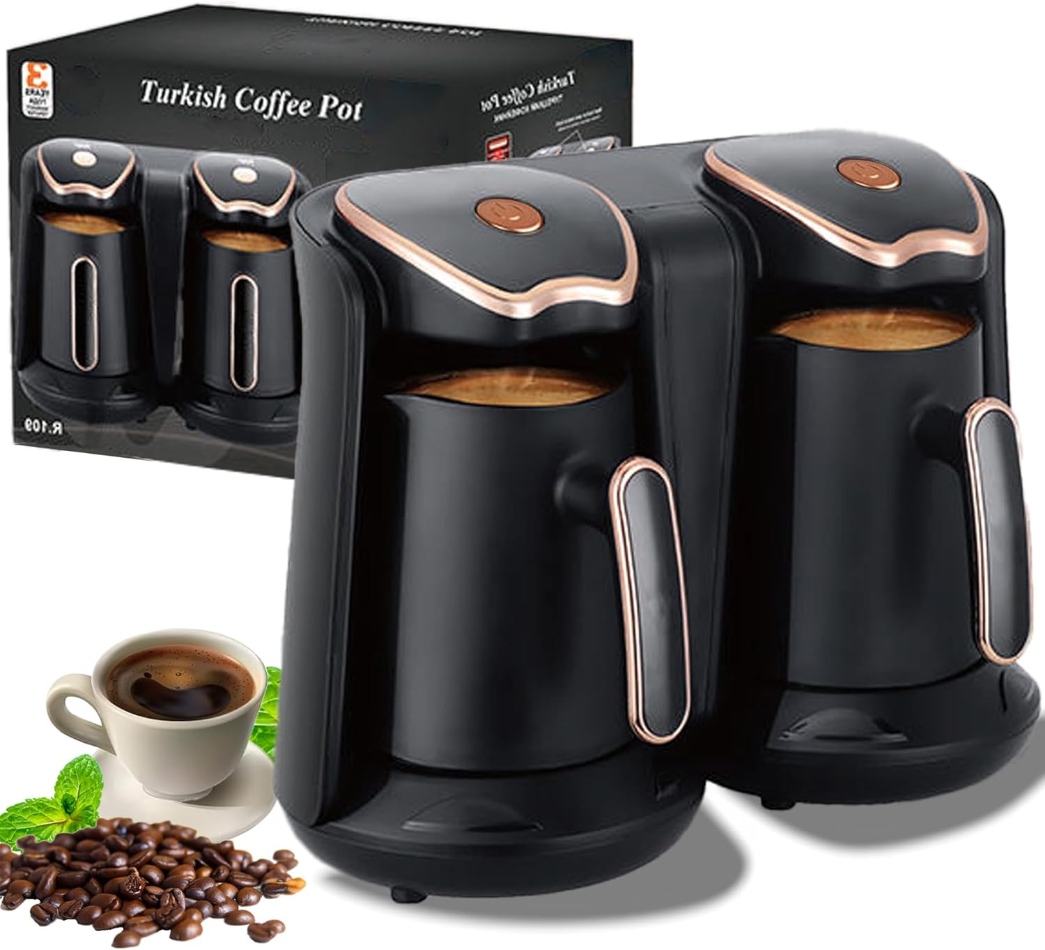 Amazon.com: Automatic Turkish Coffee Maker/Greek Coffee Machine, 500ml ...