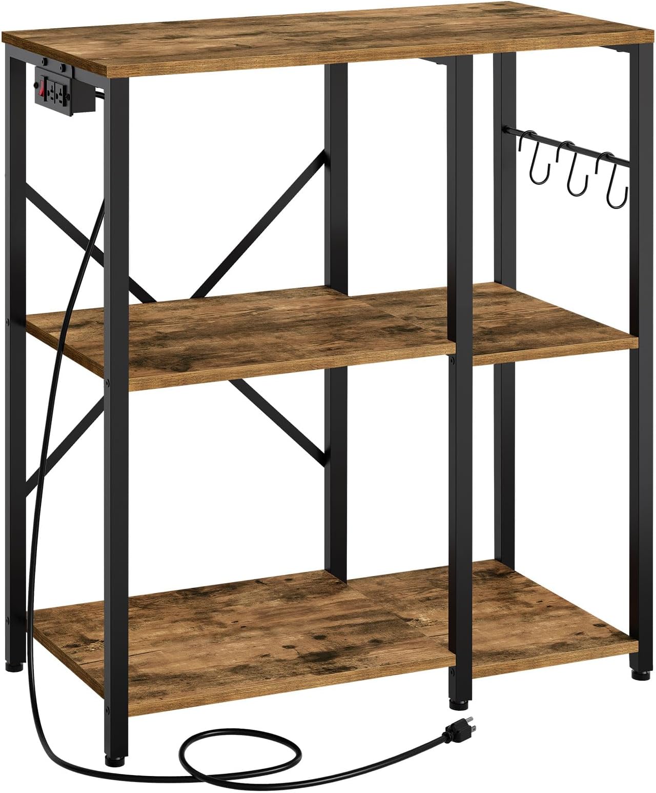 Amazon.com: Giantex Bakers Rack with Power Outlet, 5-Tier Microwave ...