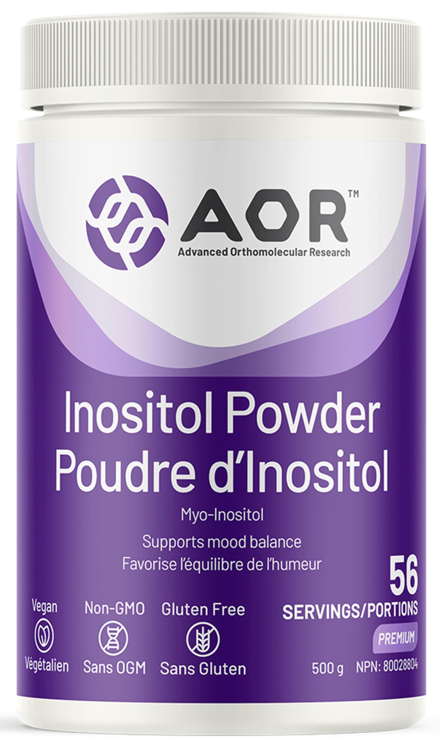AOR Inositol Powder 500g, Myo-Inositol Supplement Powder - Supports ...