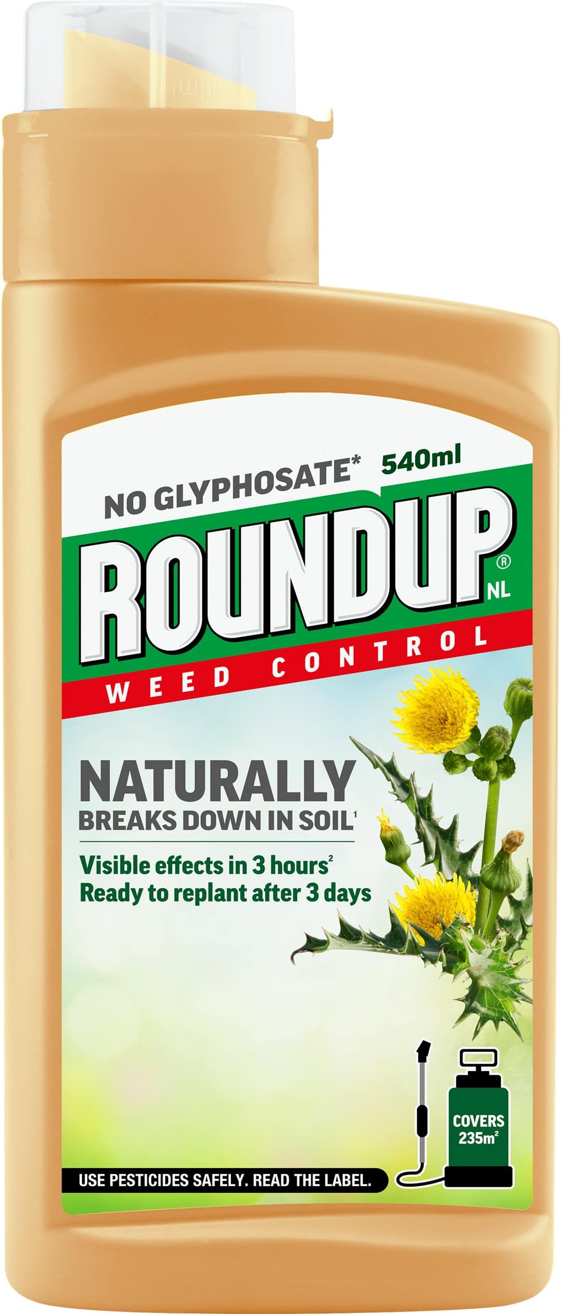 Roundup Express Concentrate Weed Killer, 400 ml, Against Weeds and ...