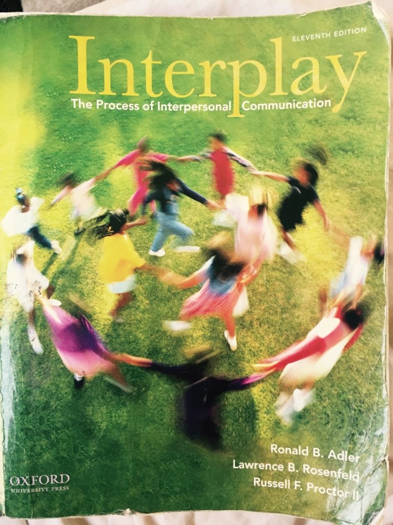 Interplay: The Process of Interpersonal Communication: 9780195379594 ...
