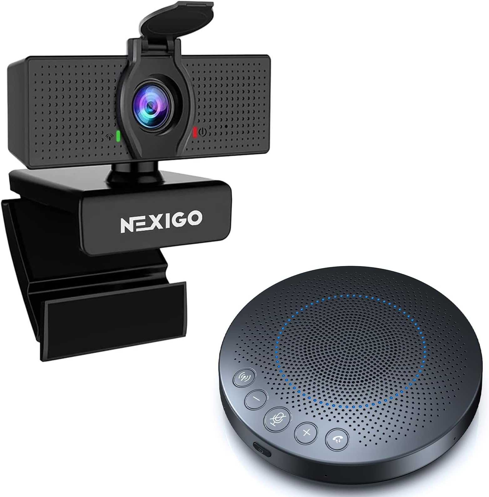 Amazon.com: NexiGo 1080P Webcam Kits, N60 Web Camera with Microphone ...