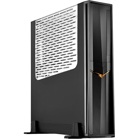 Amazon.com: SilverStone Technology SST-RVZ02B-W Slim Gaming Computer ...