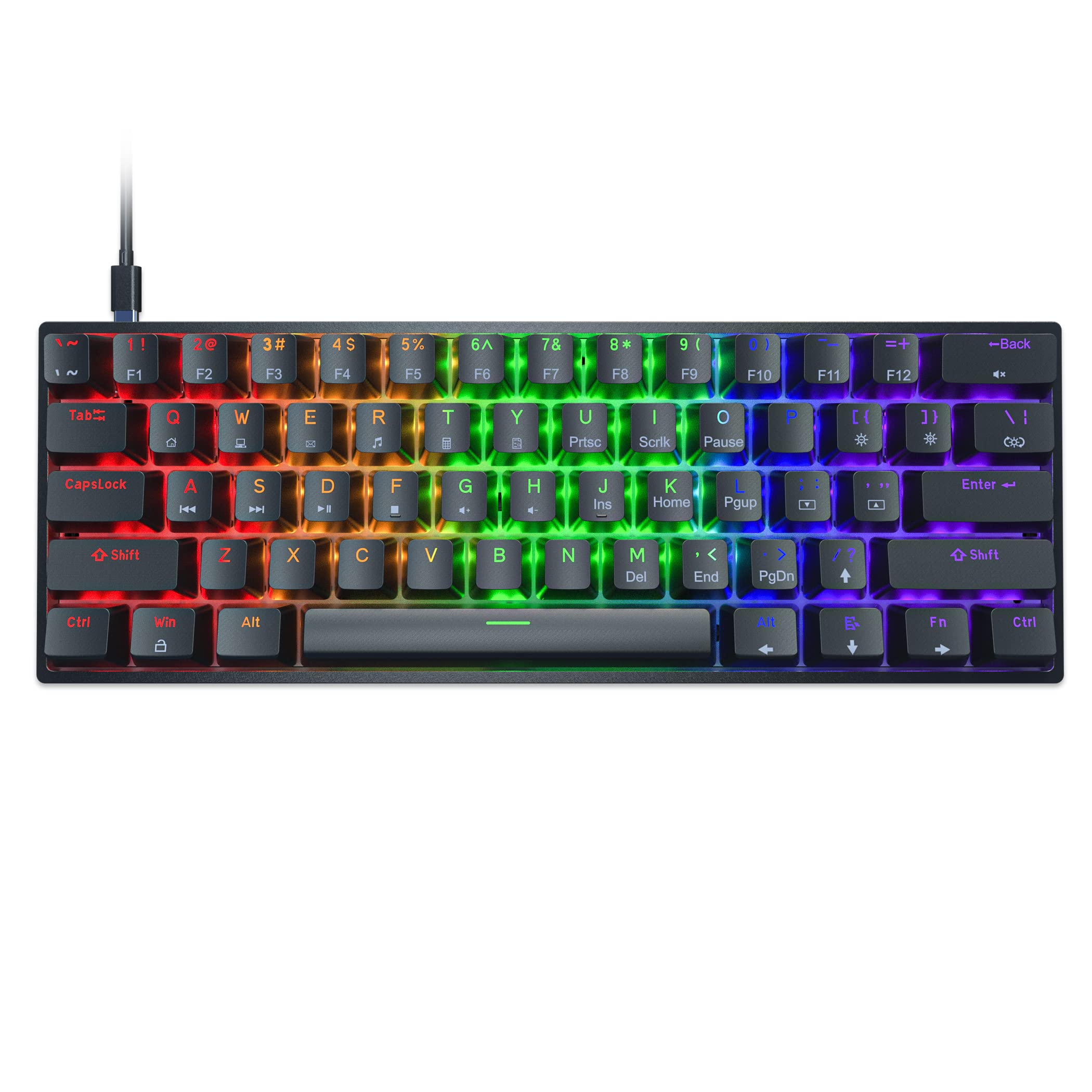 Snapklik.com : DIERYA DK61SE 60% Mechanical Gaming Keyboard, 61 Keys ...