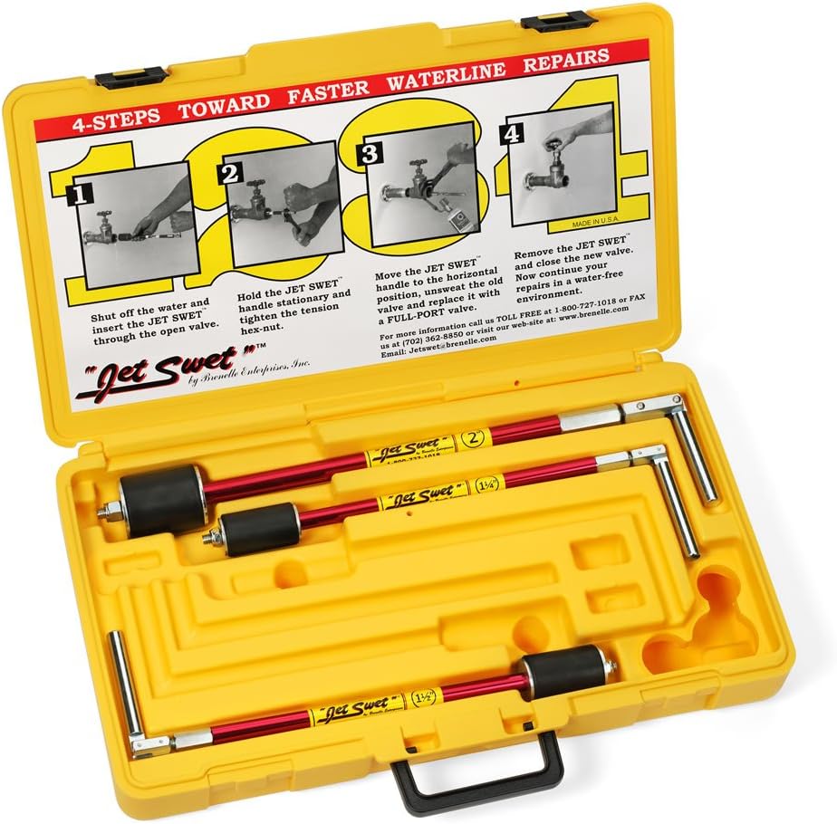Amazon.com: Jet Swet 4100 Kit :tools for the 1-1/4", 1-1/2" and 2 ...