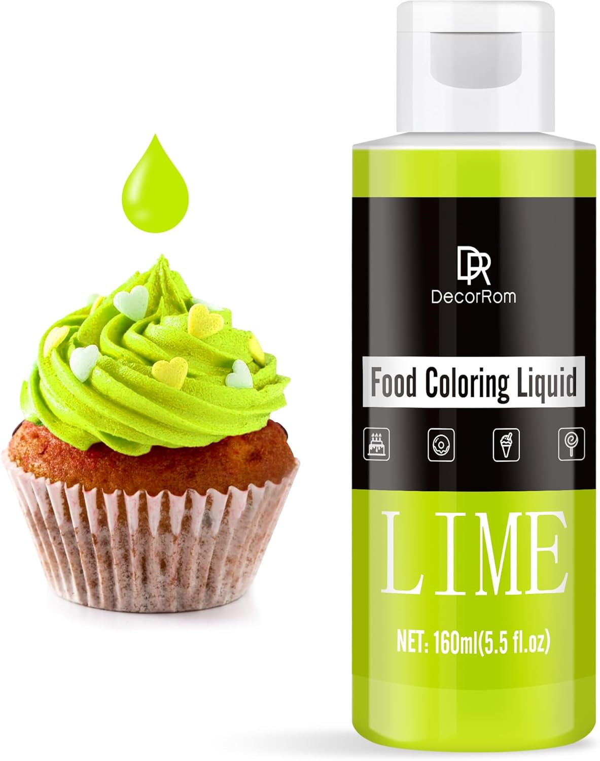Food Colouring - Vibrant Liquid Icing Food Colouring for Baking, Cake ...