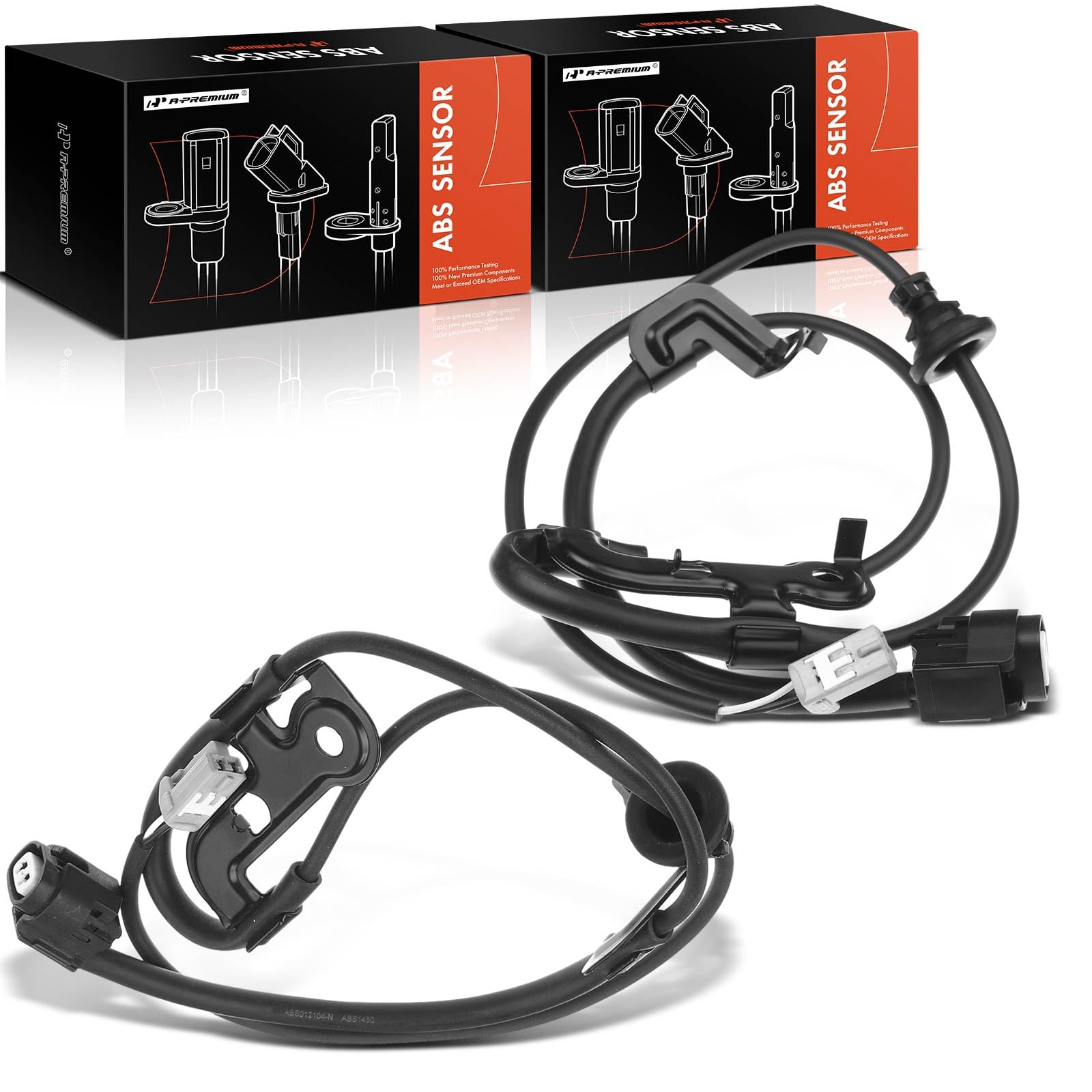 Amazon.com: A-Premium Set of 2 Rear ABS Wheel Speed Sensor Compatible ...