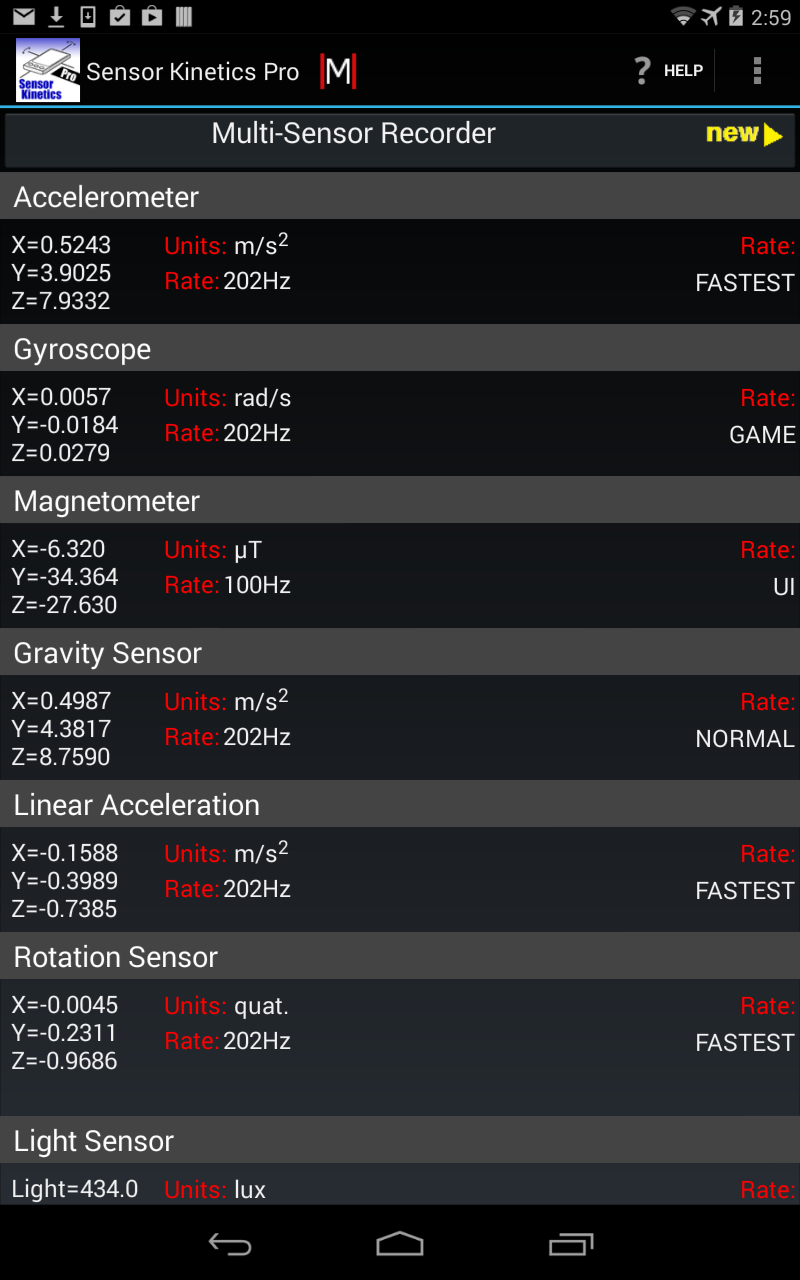 Sensor Kinetics Pro:Amazon.de:Appstore for Android