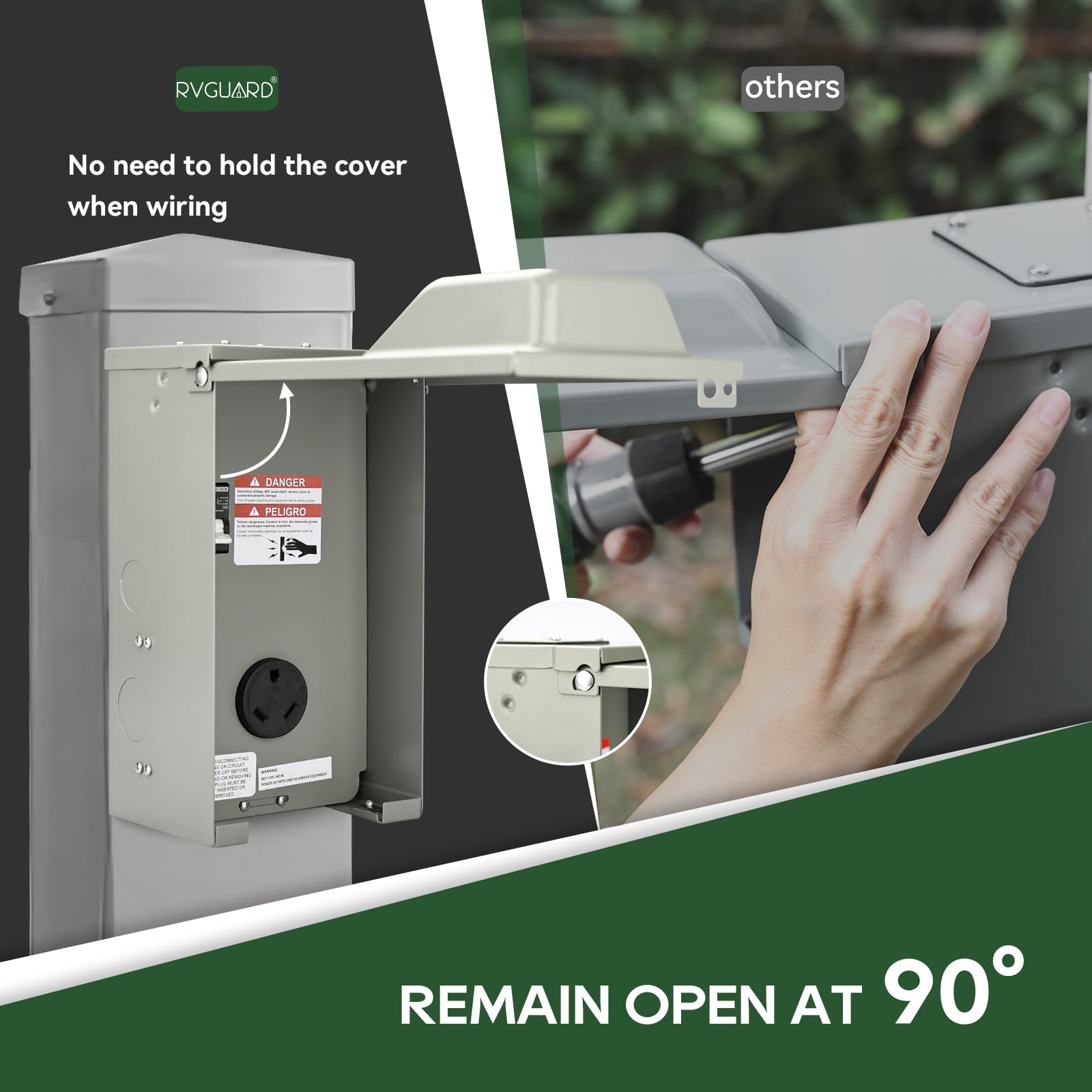 Snapklik.com : RVGUARD 30 Amp RV Power Outlet Box