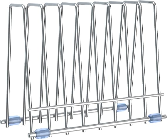 IDEATECH Stainless Steel 8-Rung Kitchen Bag Drying Rack