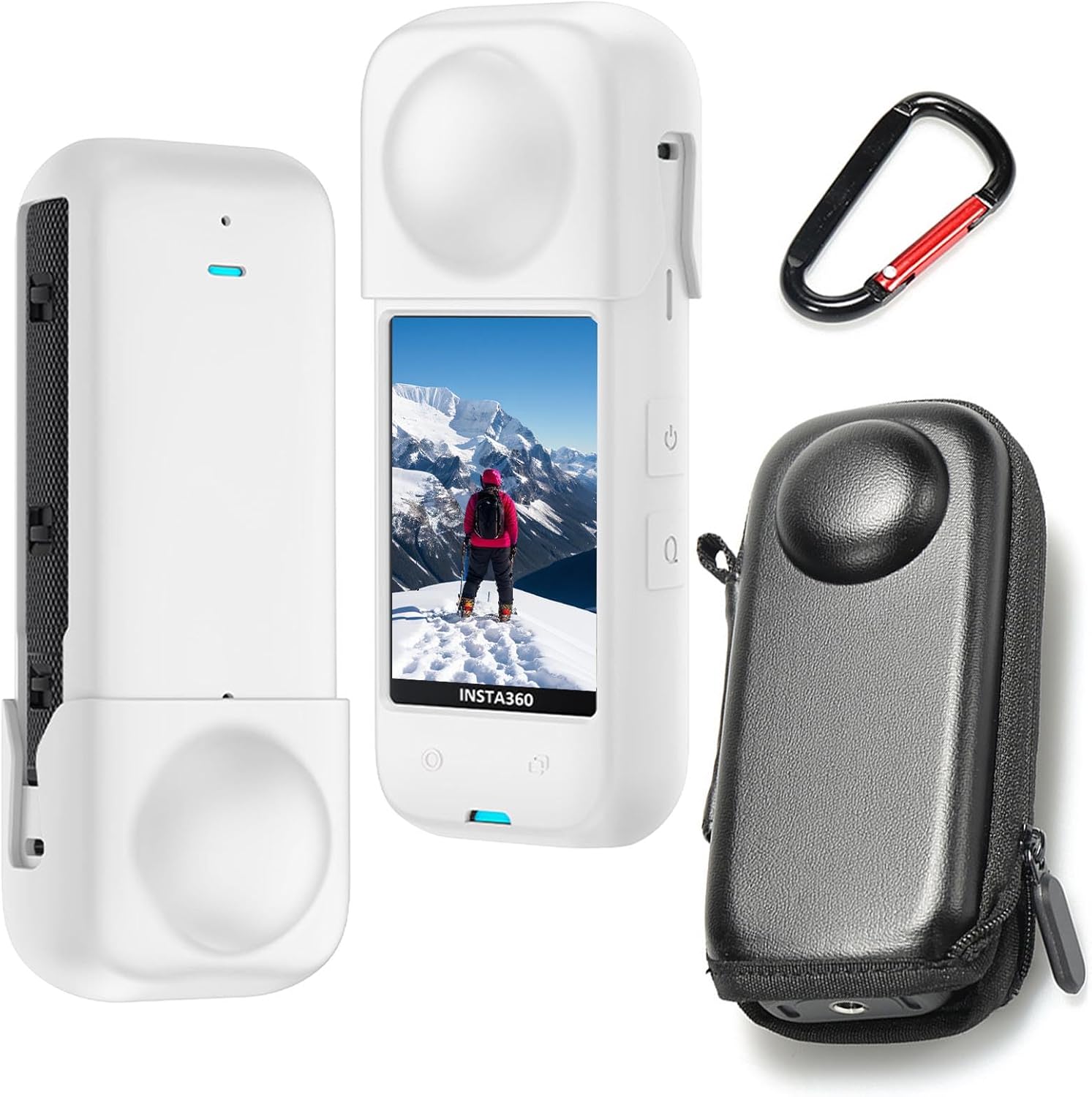 Amazon.com : Compatible with Insta 360 X4 Case, Insta 360 X4 Silicone ...