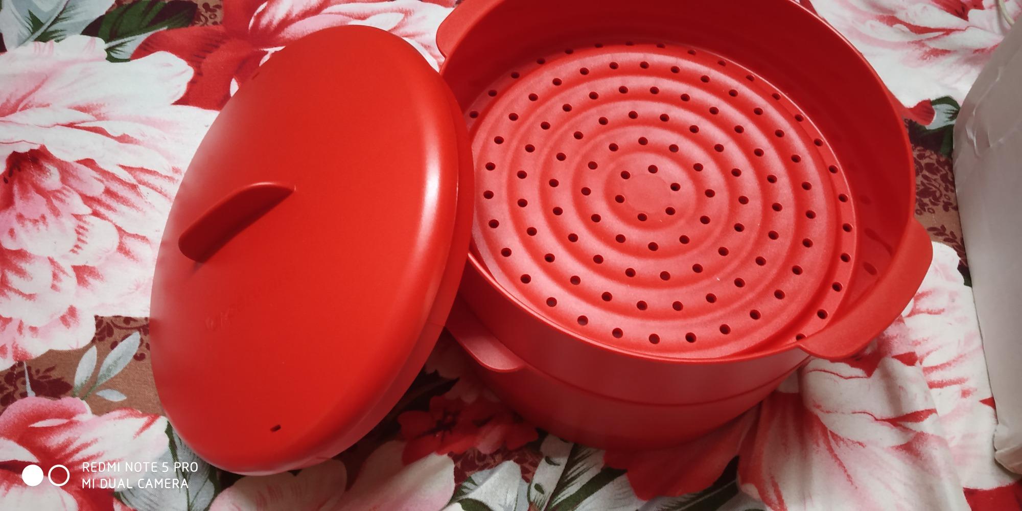 Tupperware Aluminium Multipurpose Steamer - Chilli Red : Amazon.in ...