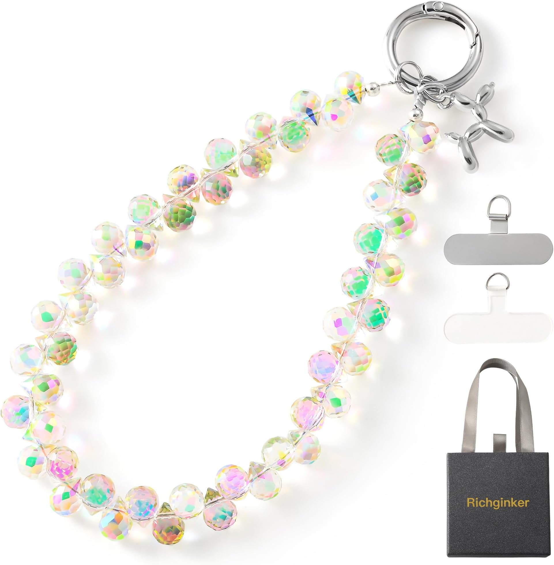 Amazon.com: Case-Mate Phone Charm with Beaded Pearls and Crystals ...
