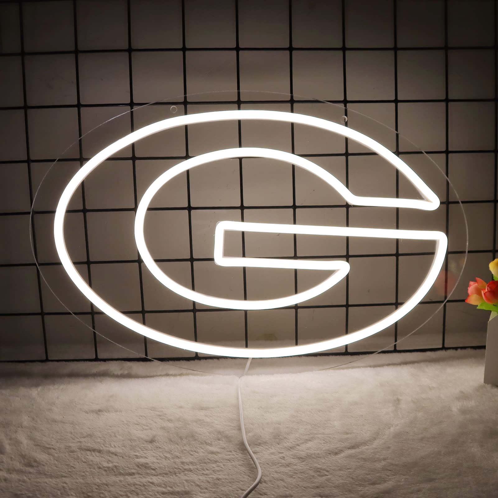 Snapklik.com : WonderfulLife Packers Neon Sign For Home Bar Pub Party Decor