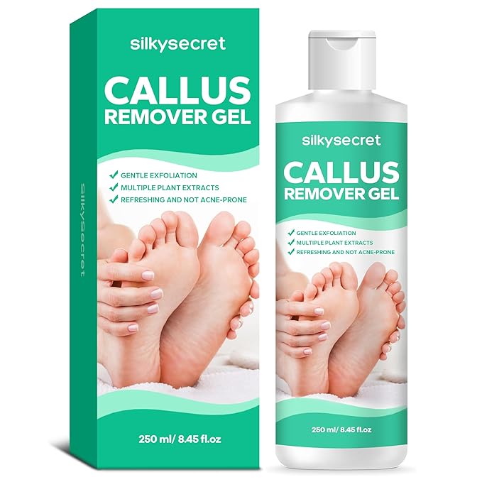 Amazon.com : SilkySecret Callus Remover Gel for Feet (8.45 fl.oz ...