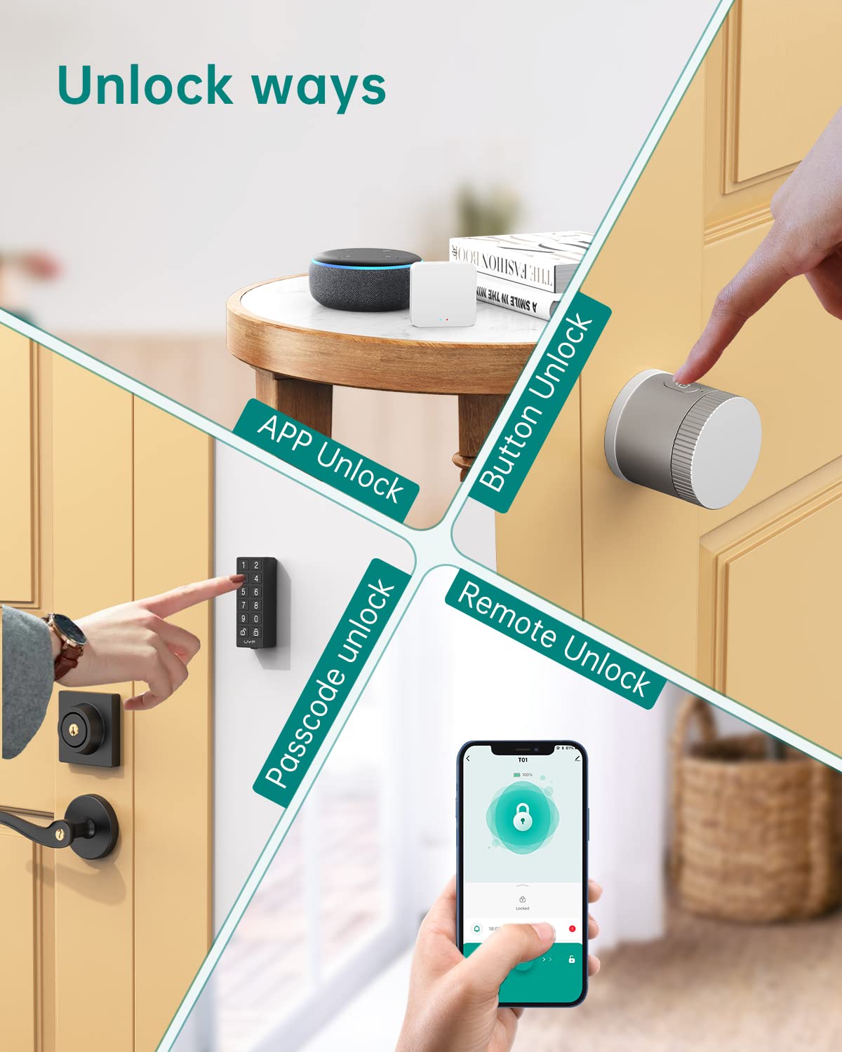 Snapklik.com : UYF Smart Door Lock