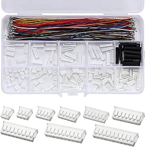 Teansic ZH Kit de conectores JST de 1,5 mm com cabos pré-crimpados de 28AWG, passo de 1,5 mm ...