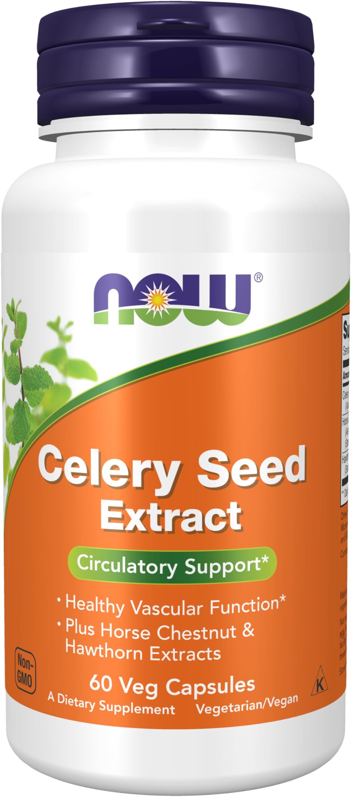 Amazon.com: NOW Foods Supplements, Celery Seed Extract, plus Horse ...