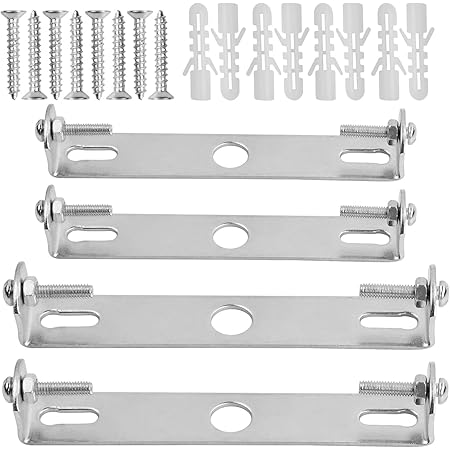Zsanhua 4 Pcs Lighting Fixture Ceiling Plate Bracket, 90mm/105mm Light ...