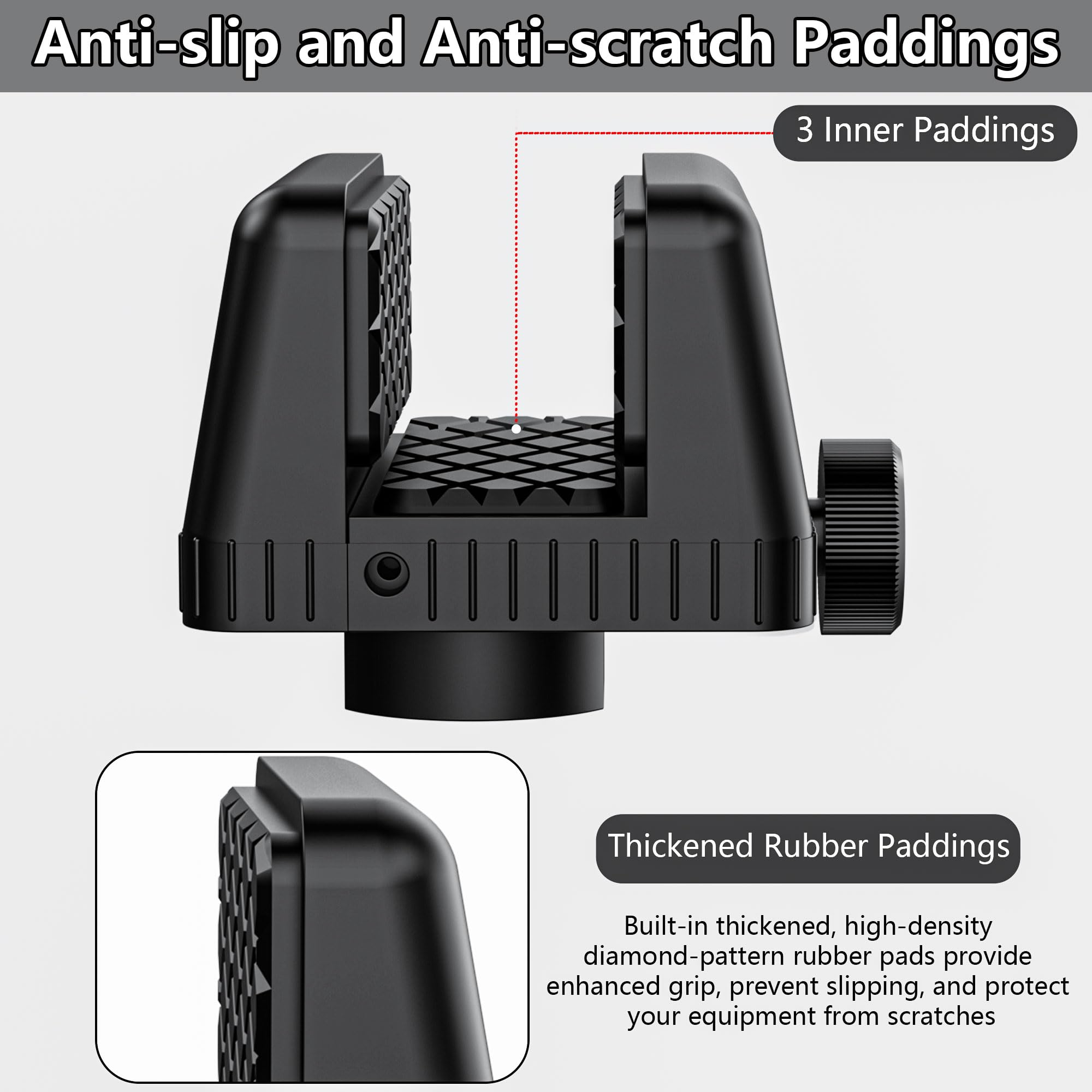 Snapklik.com : Universal Rifle Clamp Shooting Rest Lightweight Hunting ...