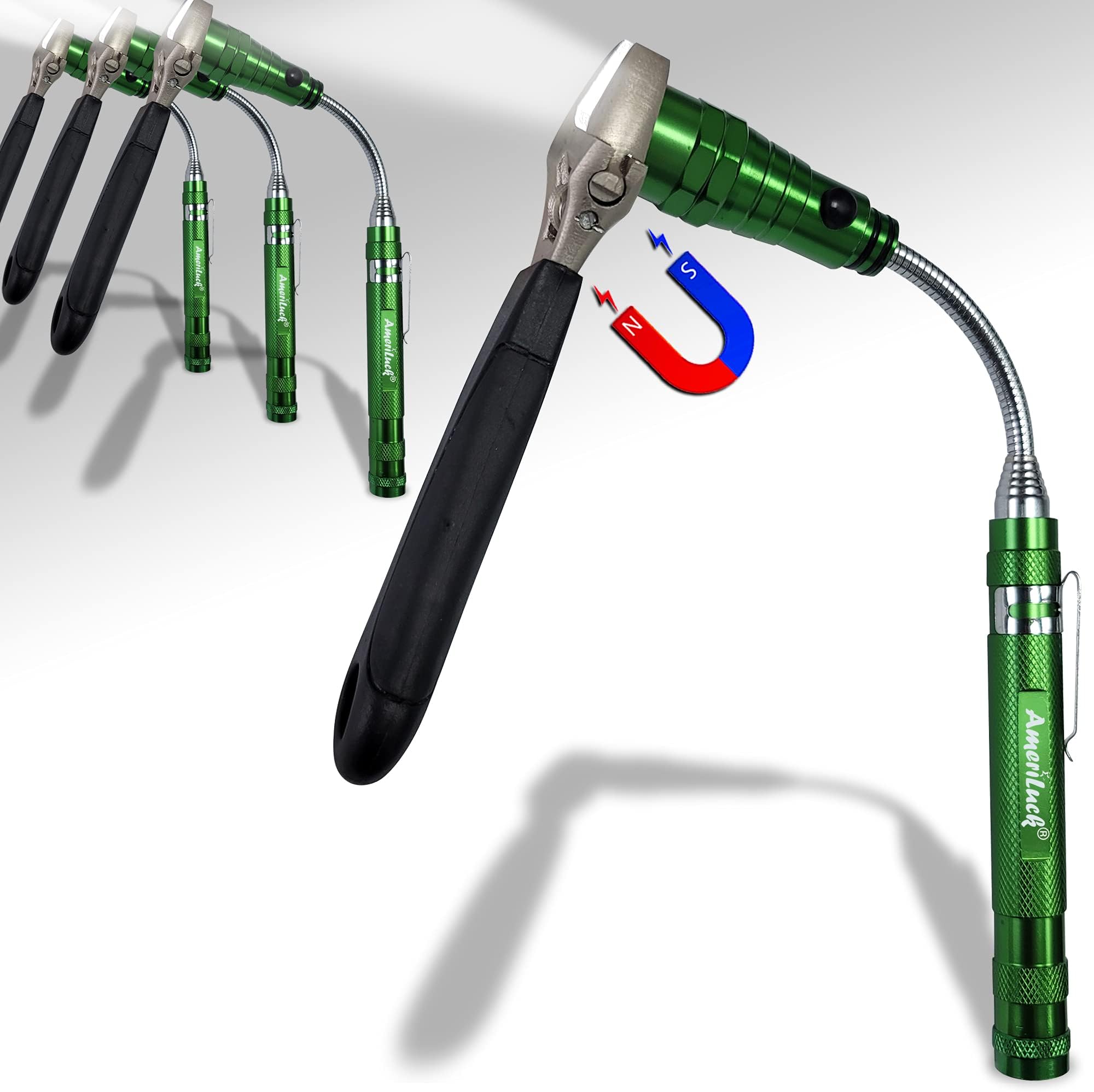 WIROJ BlueSunshine Portable 3 x LED Telescopic Flexible Extensible Led ...