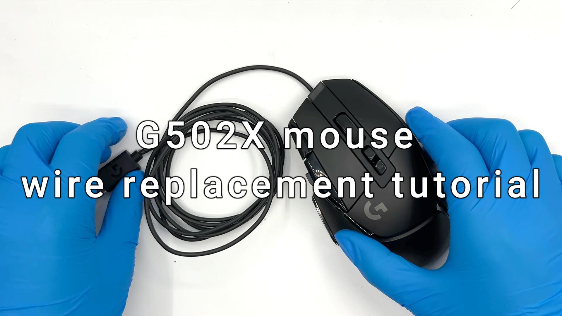 Watch G502X mouse wire replacement tutorial on Amazon Live