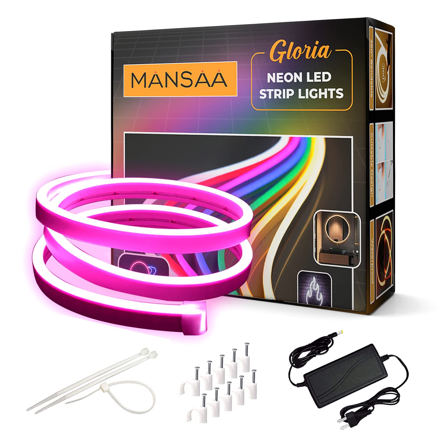 Buy MANSAA Neon Light Strip | 18 Months Warranty, 5 Meter | Led Strip ...