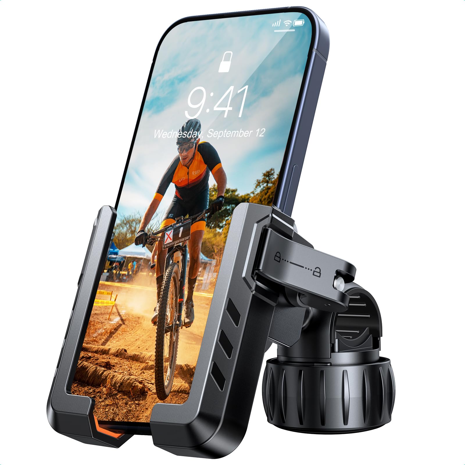 Amazon.com: UGREEN Bike Phone Mount Holder, 1S Quick Lock, Motorcycle ...