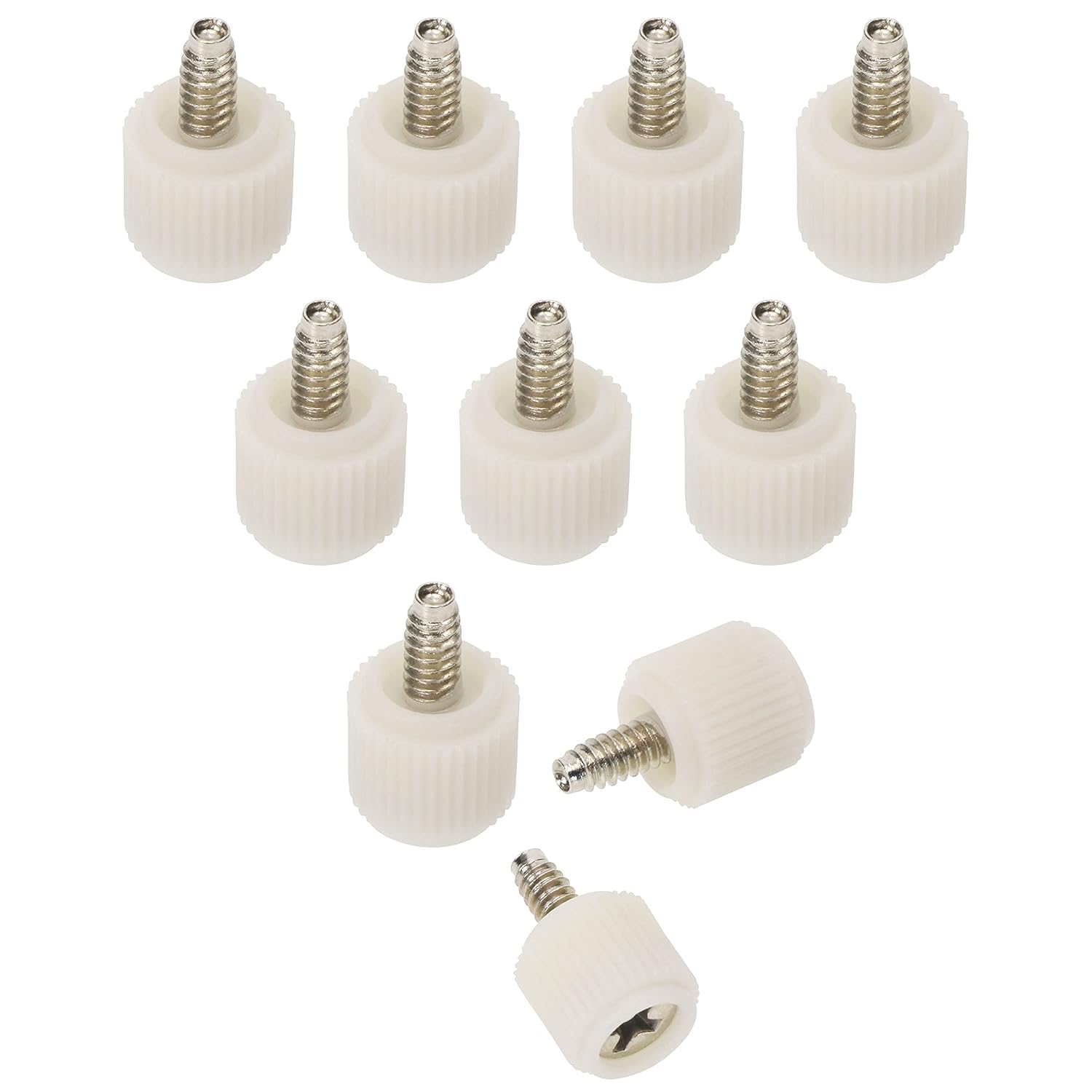 Amazon.com: ONLYKXY #6-32 Computer Case Fastener Screws White PC ...