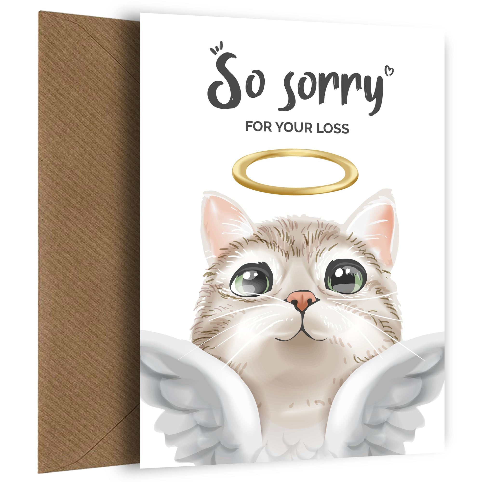 Cat Sympathy Cards - Sorry for Loss of Cat card and Best Friend in ...