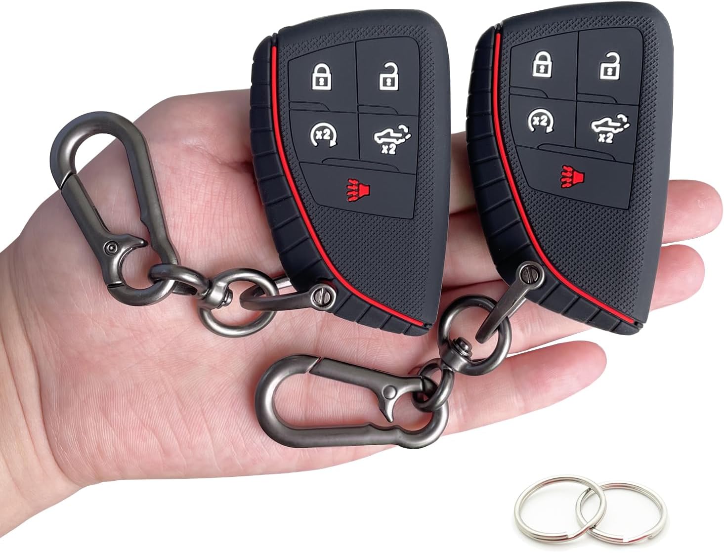 TANDRIVE Key Fob Cover for 2022 2023 2024 Chevy Silverado 1500 GMC ...