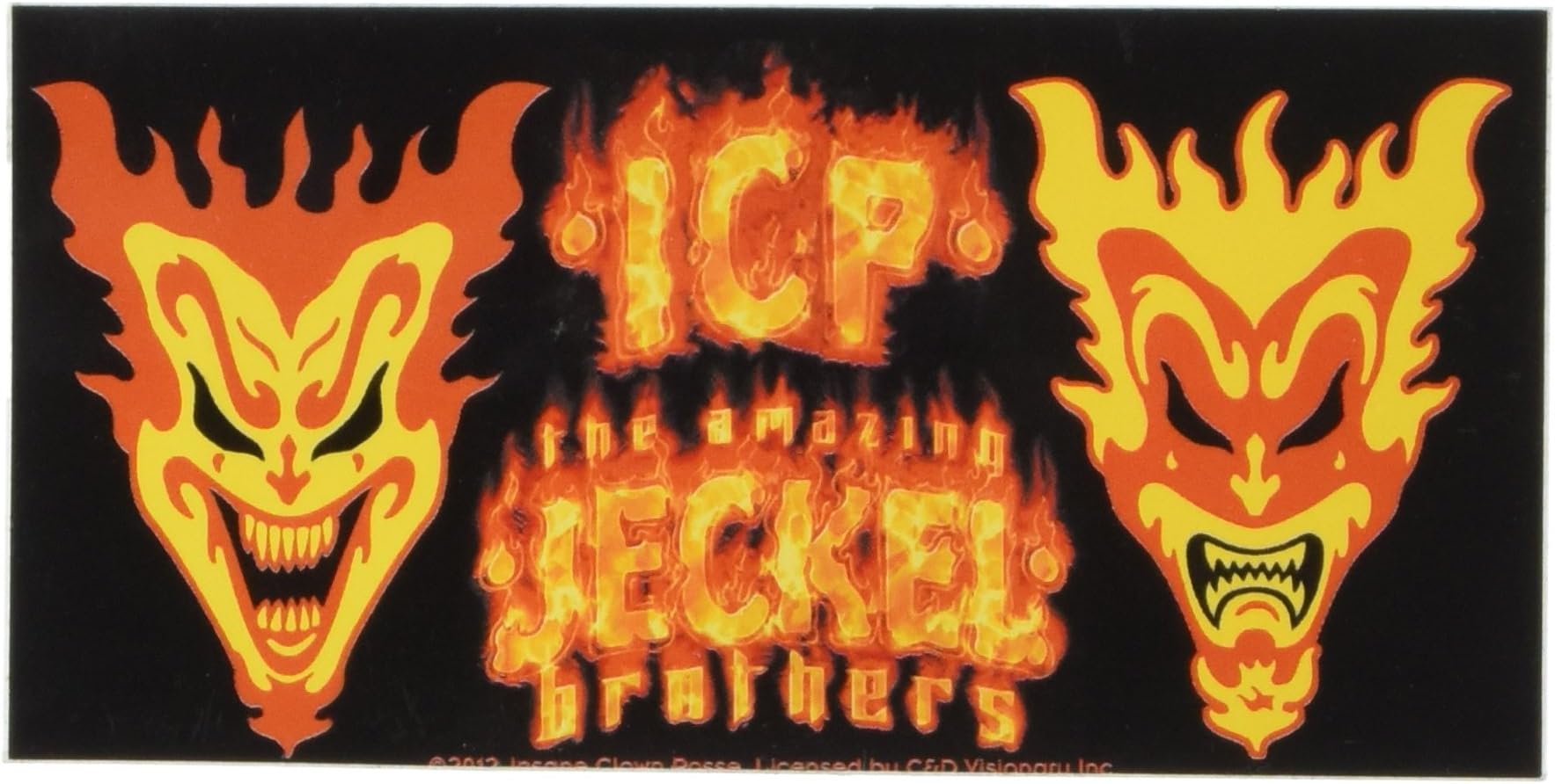 Amazon.com: MAF - Hatchet Man ICP 6" Tall White Vinyl Decal Sticker for ...