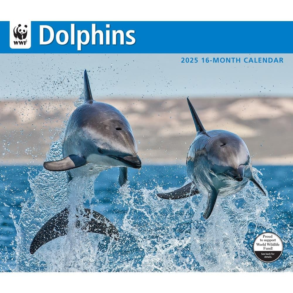 Calendar Ink, Dolphins WWF 2025 Wall Calendar : Amazon.ca: Office Products