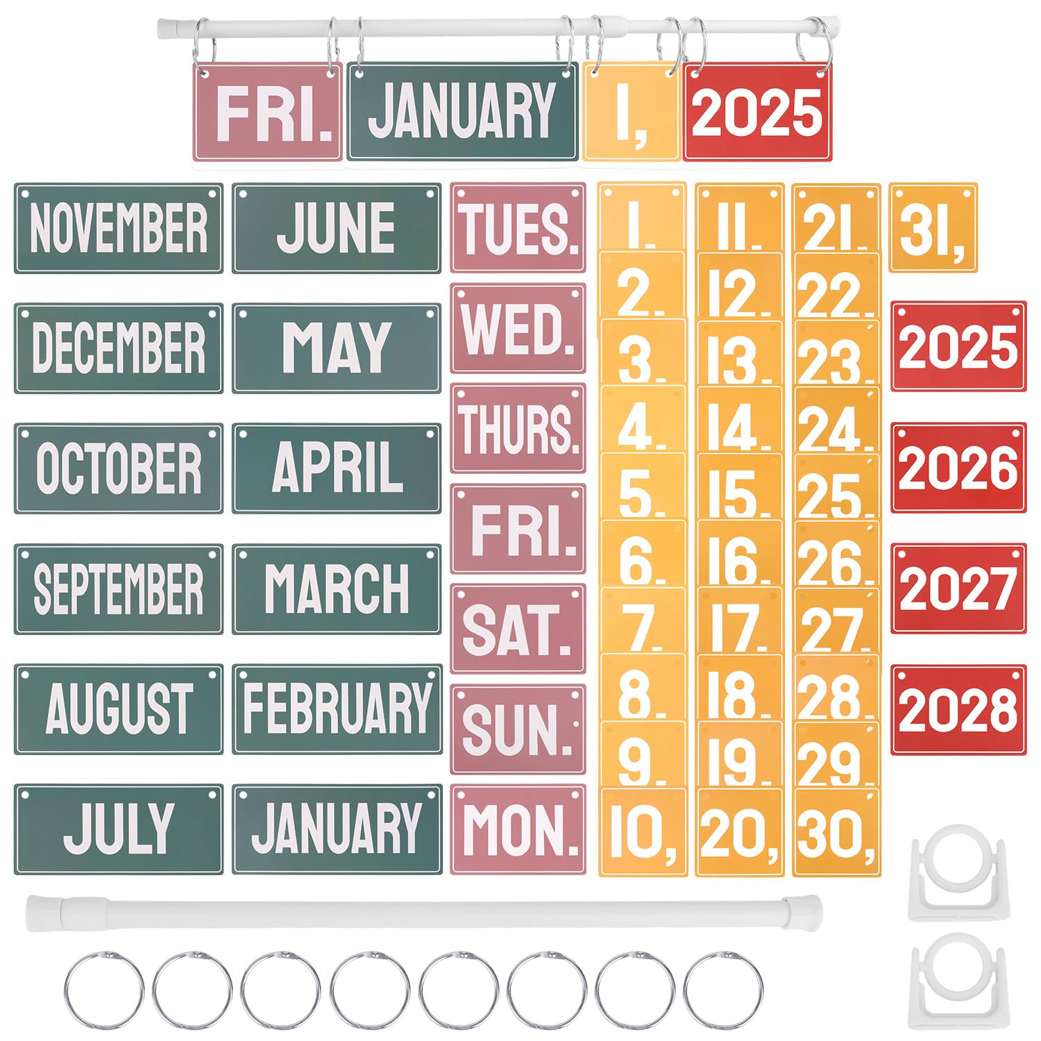 Calendar White Board Flip Calendar For Classroom Rod Classroom Flip ...