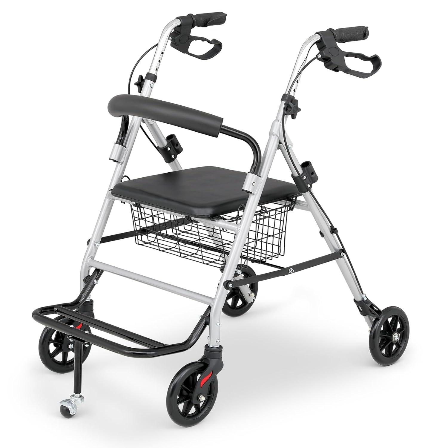 Amazon.com: monicare 2 in 1 Folding Rollator Walker Transport Chair ...