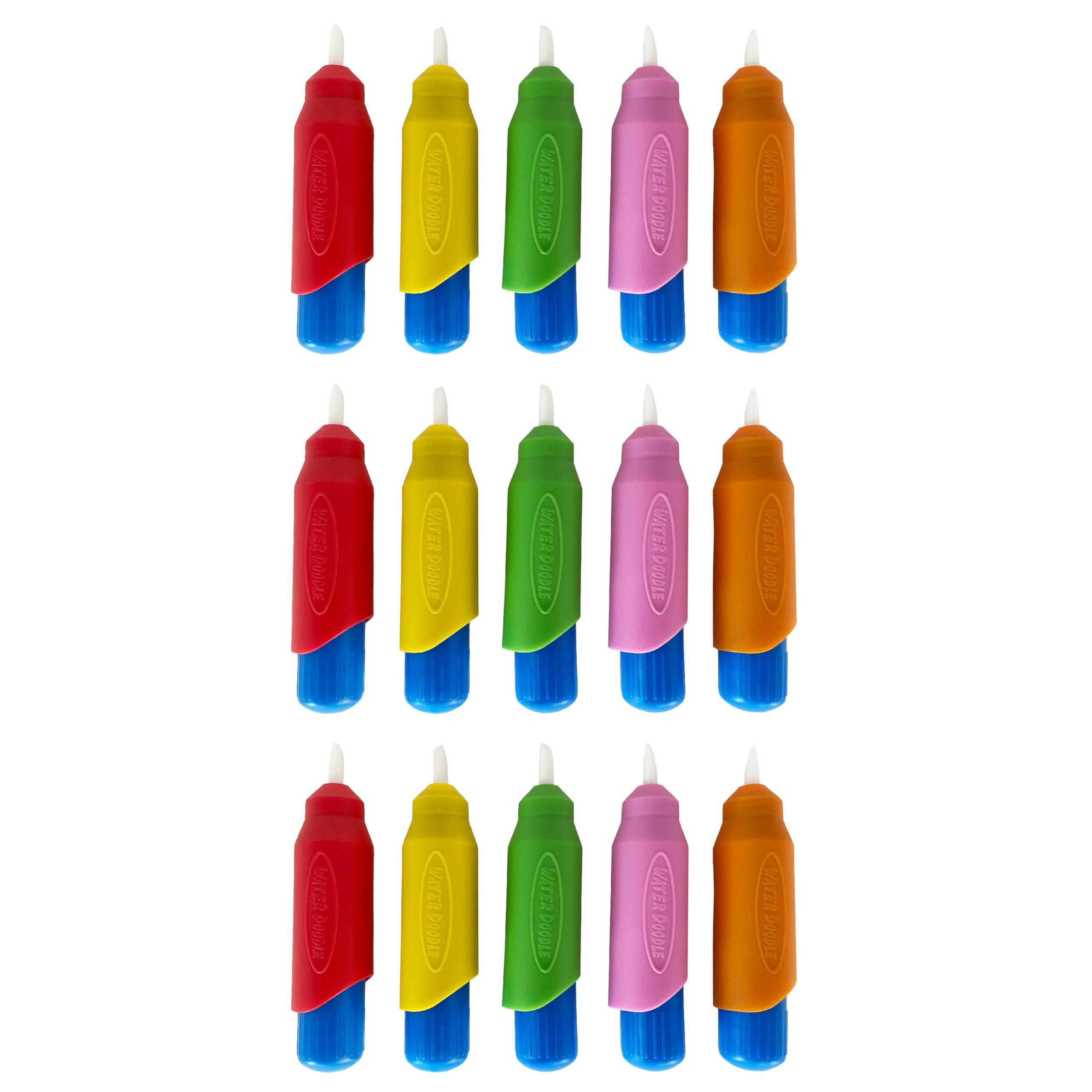 Amazon.com: 15 Multi-Color Aqua Brushes, Paint with Water Brush set ...