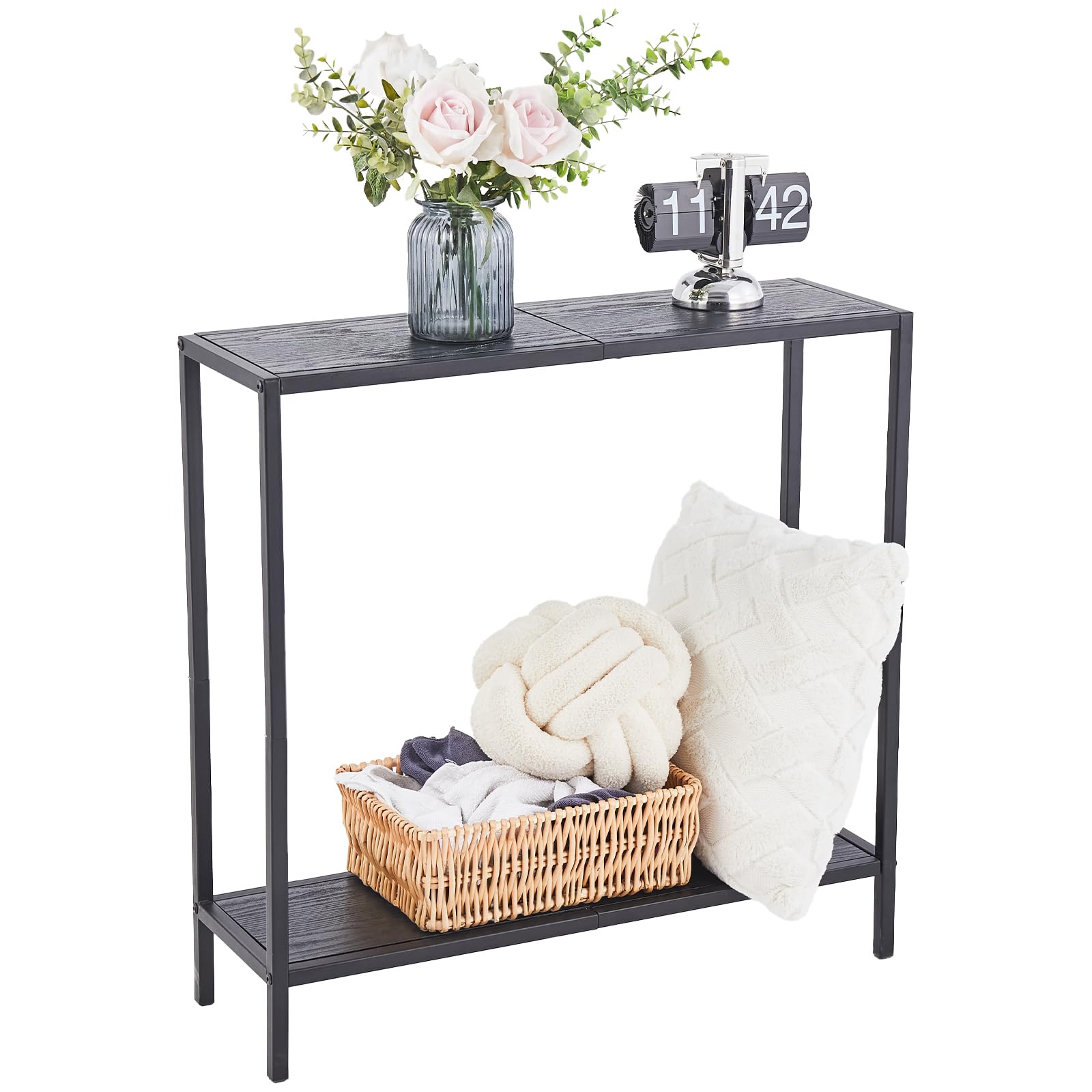 Amazon.com: Wimarsbon 29.5 Inches Narrow Console Table, Small Sofa ...