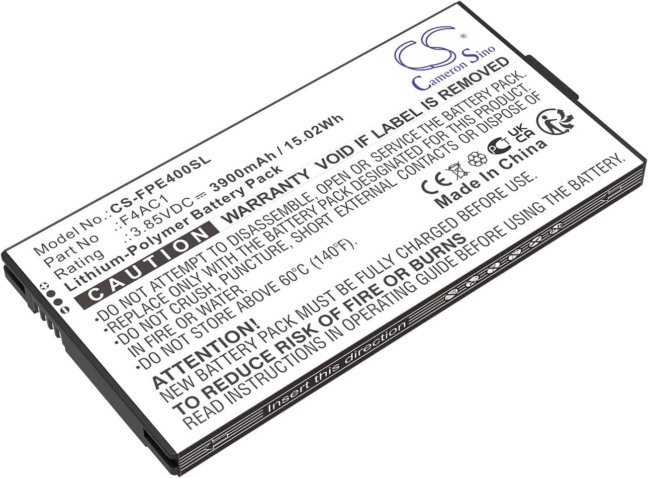 Amazon.com: Cameron Sino 3900mAh / 15.02Wh Replacement Battery for ...
