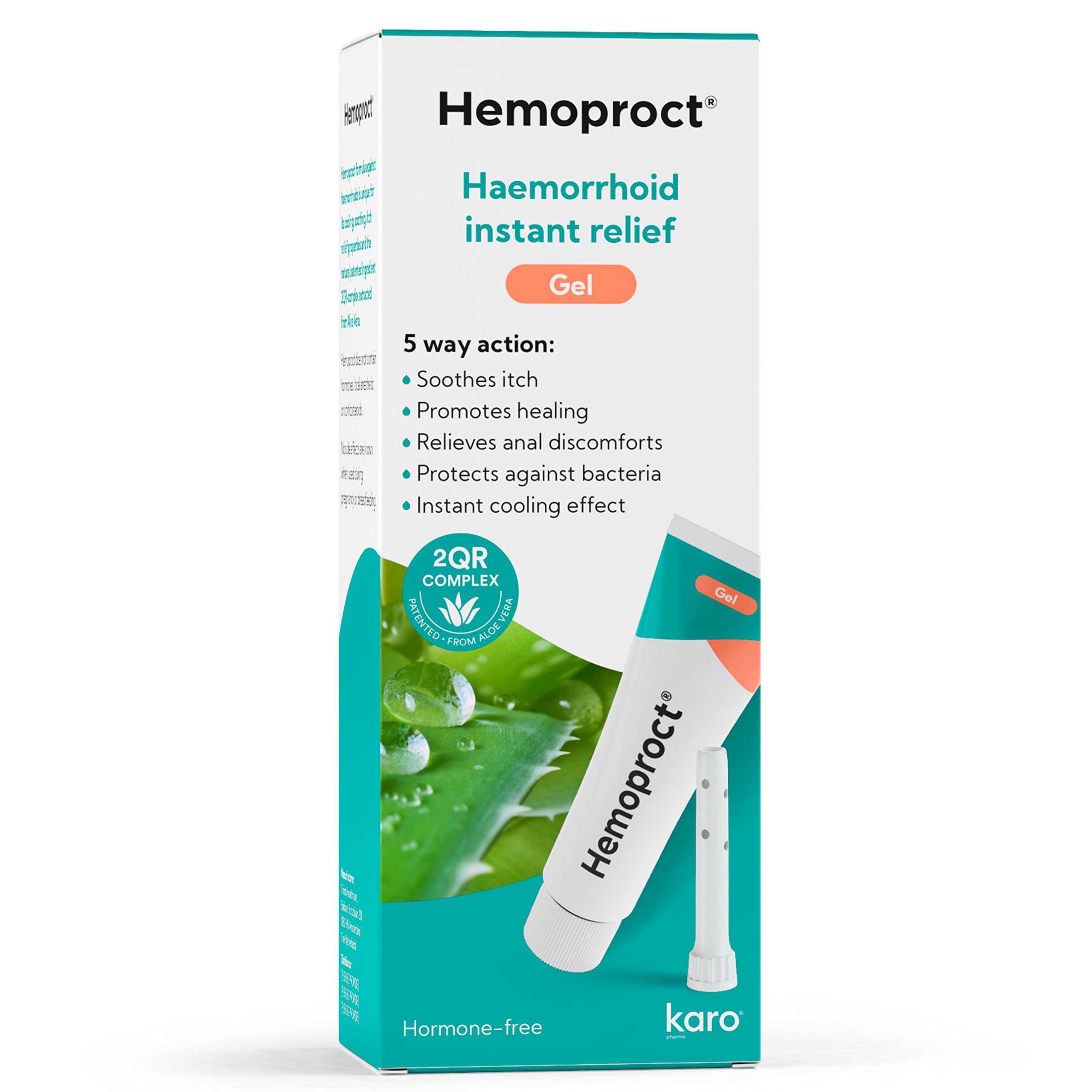 Buy Hemoproct Tube with Applicator, Instant Relief from Haemorrhoids ...