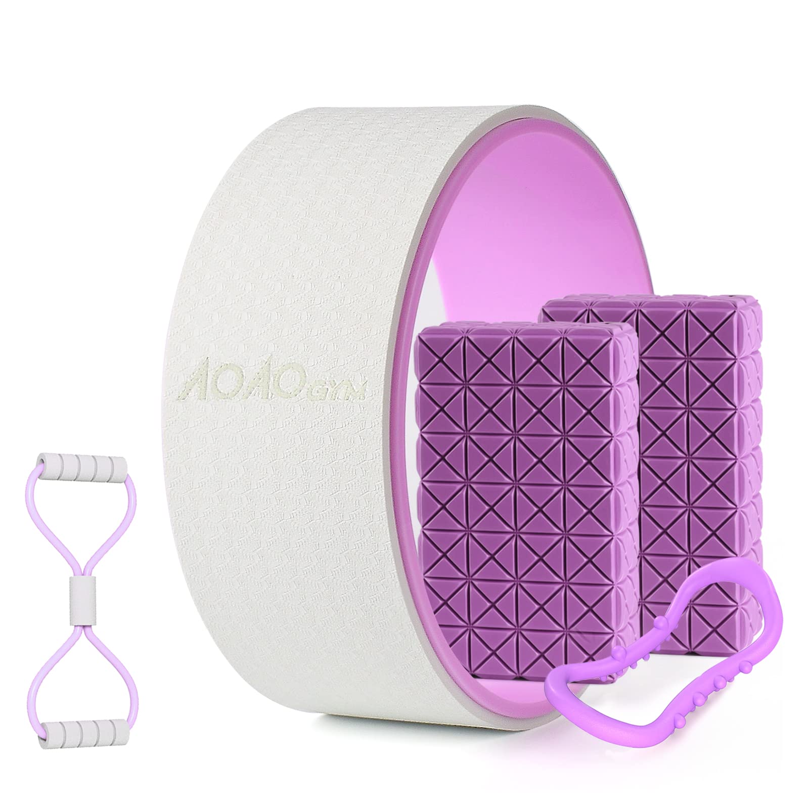 Buy Yoga Wheel Back Wheel for Back Pain, Stretches and Strengthens Core ...