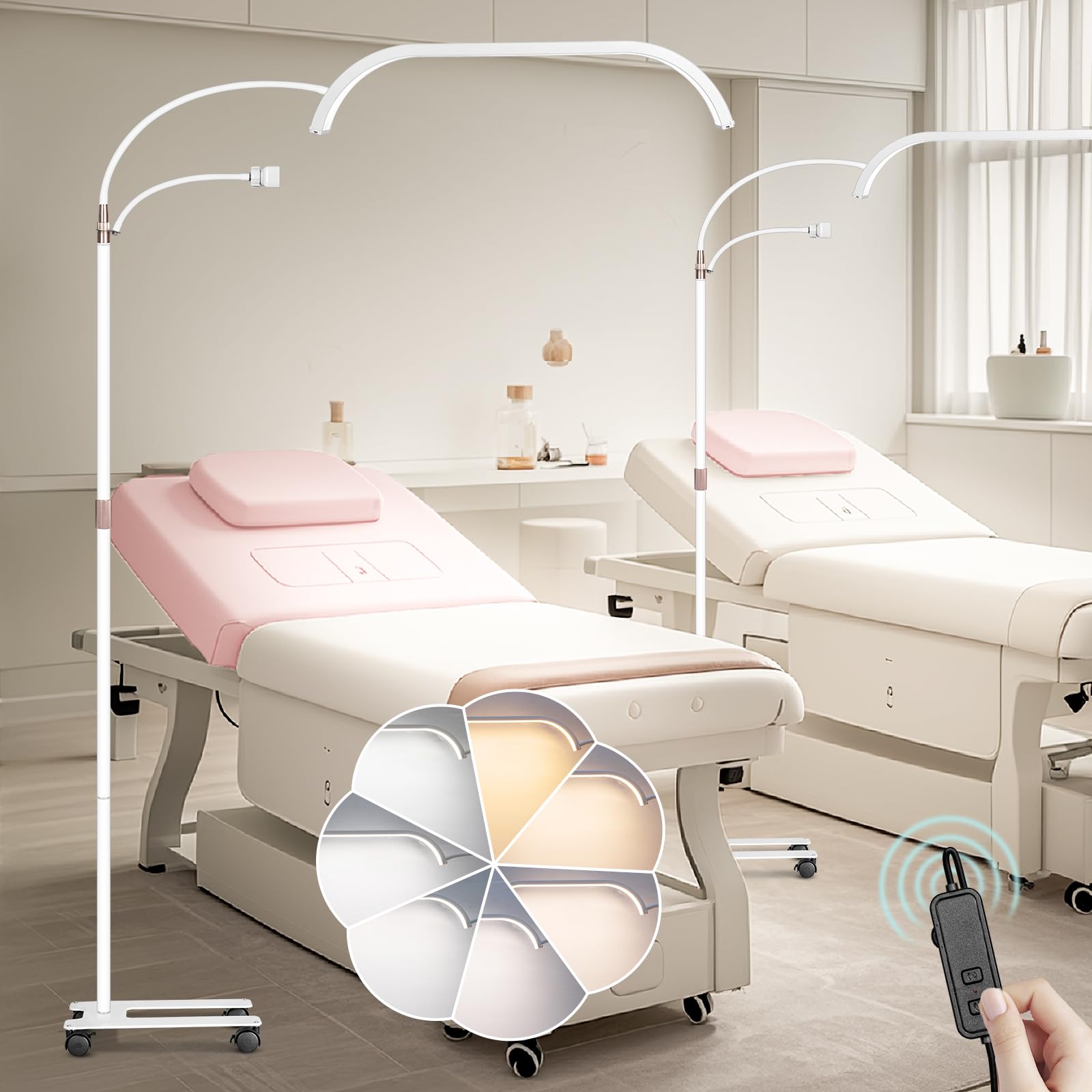 HITTI Estheticians Light, Flexible Gooseneck Lash Light for Eyelash ...