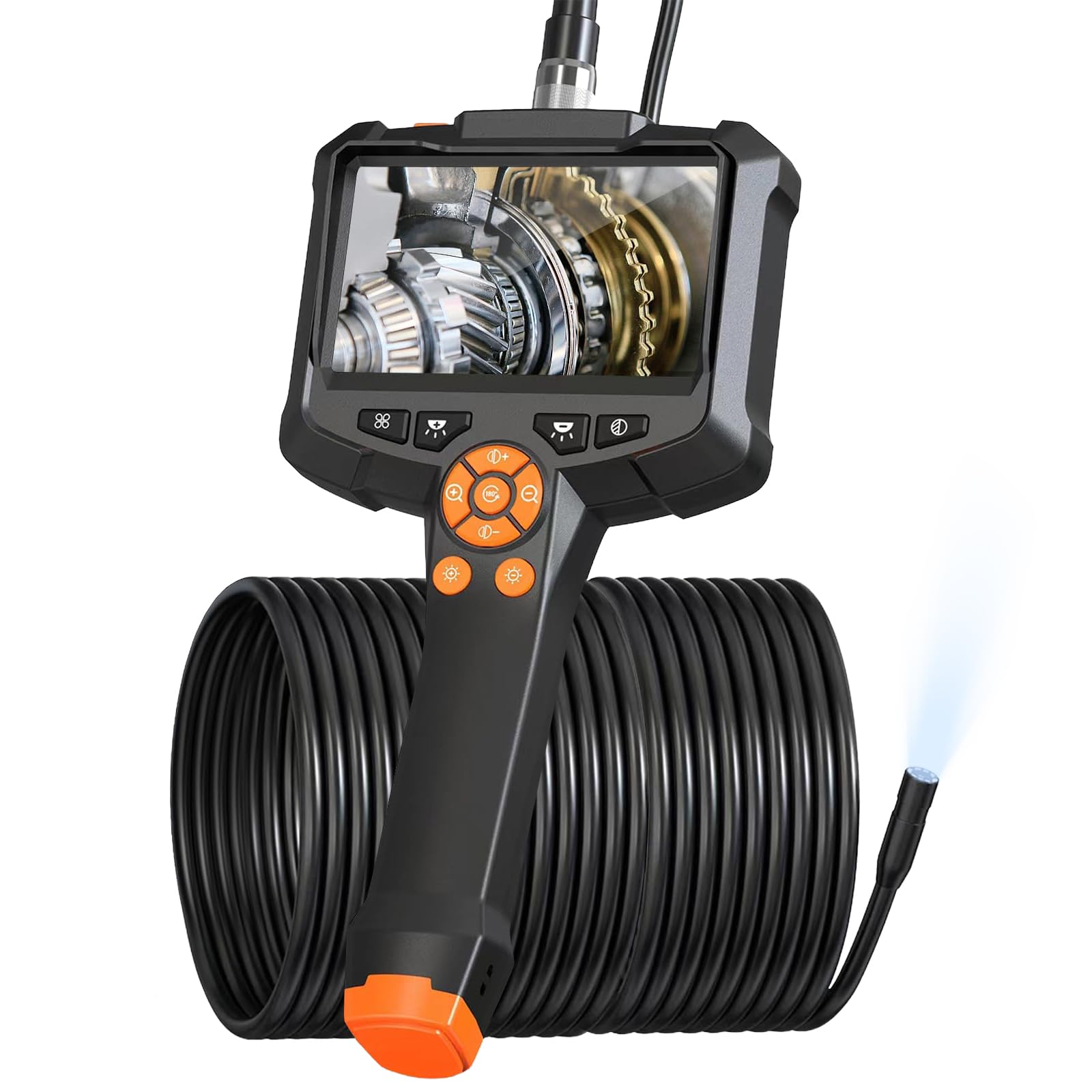 [66FT]Endoscope Inspection Camera, AOPICK 4.3'' IPS Screen Borescope ...