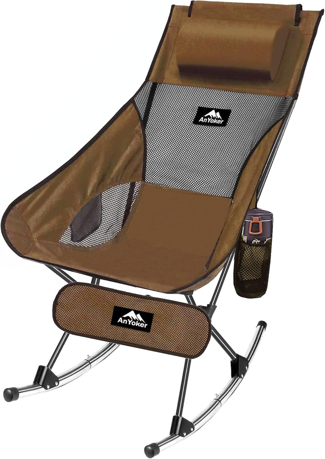 Amazon.com : AnYoker Camping Chair, High-Back Compact Backpacking Chair ...
