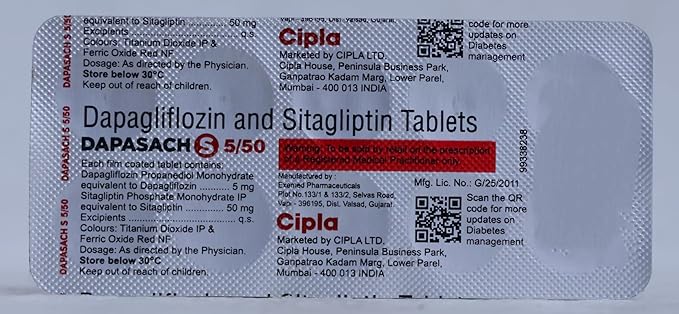 Dapasach S 5/50 - Strip of 10 Tablets : Amazon.in: Health & Personal Care