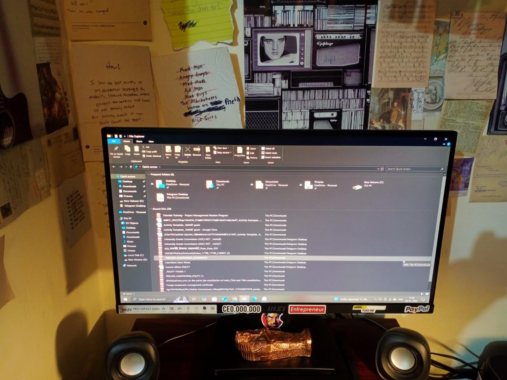 MSI PRO MP223 21.45 Inch Full HD Office LCD Monitor - 1920 X 1080, 100 ...